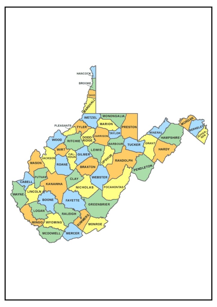Virginia County Map [Map of VA Counties and Cities]